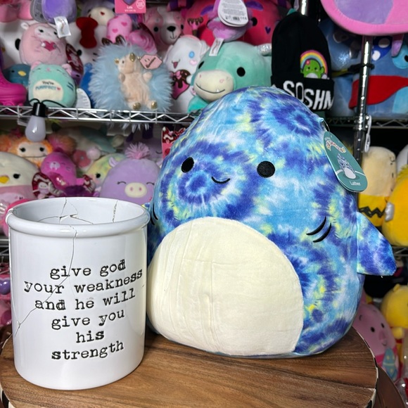 Squishmallows | Toys | Nwt Luther The Shark Squishmallow 2 | Poshmark